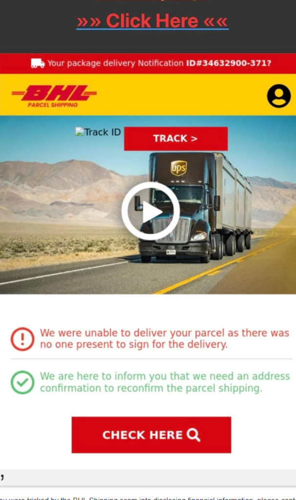 BHL Shipping Scam Text 2022: SCAM! Busted! Beware!!