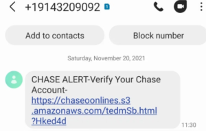 Chase Alert Scam Text 2022: SCAM! Busted! Beware!!
