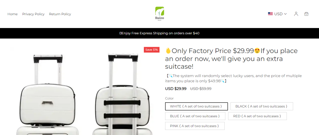 Ruizo.store Reviews 2022: SCAM! Buyers Beware!!