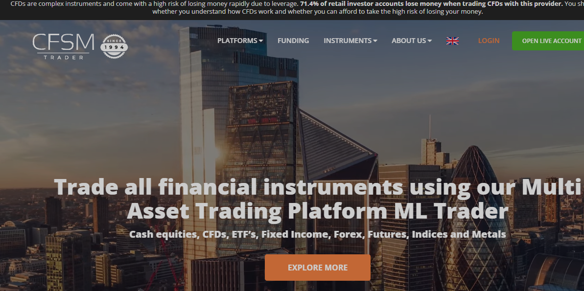 CFSM Trader Review- Why cfsmtrader.com Is Scam