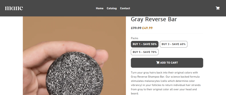 Mane Grey Reverse Bar Reviews 2023: Does It Turn Grey Hair To Black ...