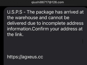 USPS the Package has Arrived at the Warehouse Text Scam 2023: Beware!!