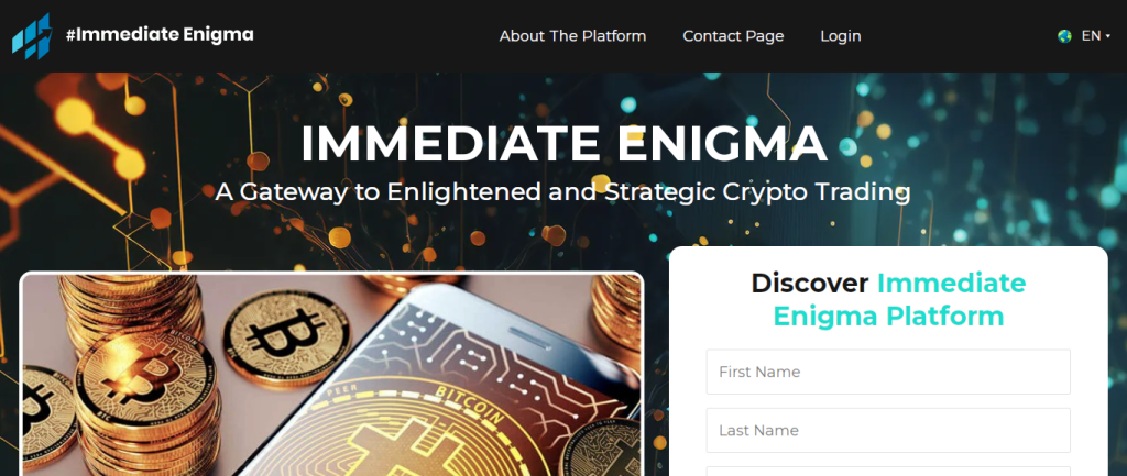 Immediate-Enigma Scam: Beware Of This Fake Crypto Investment Platform!