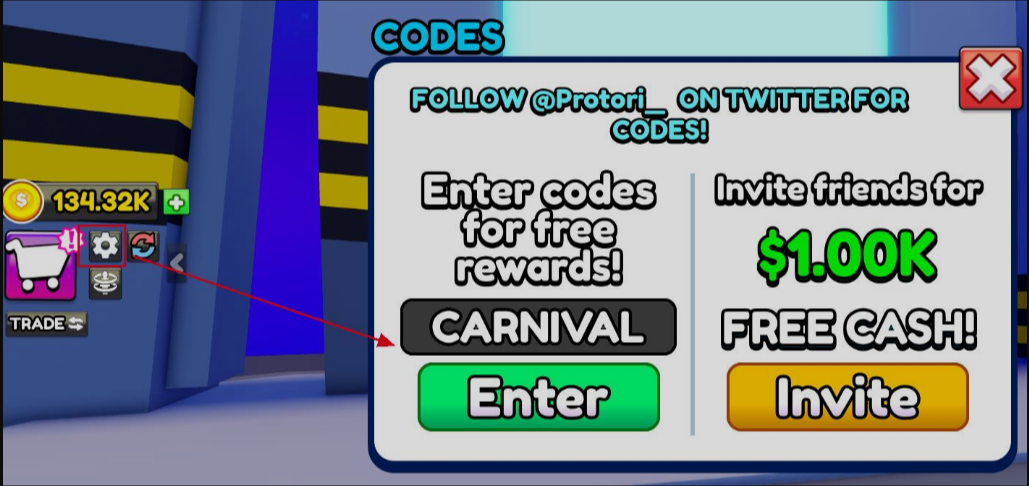 Ride a Cart Simulator Codes Roblox 2023 October